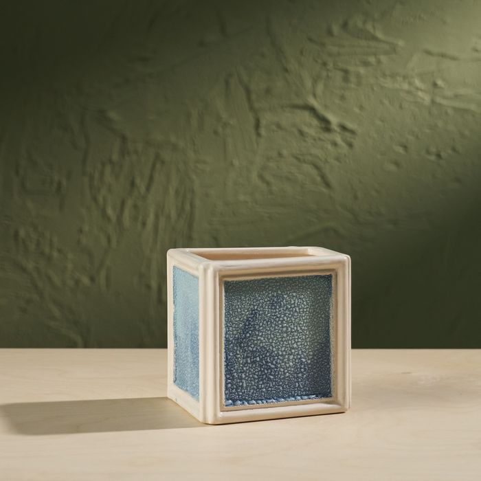 'Window' Series W2 by Eunsol Kim, Glazed Ceramic Sculpture in Beige and ...