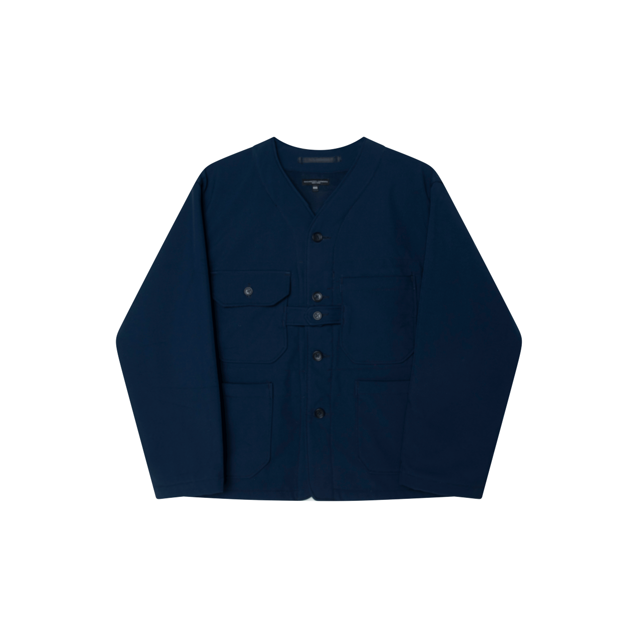 Engineered Garments Navy Chore Coat by Justine Agana | Basic.Space