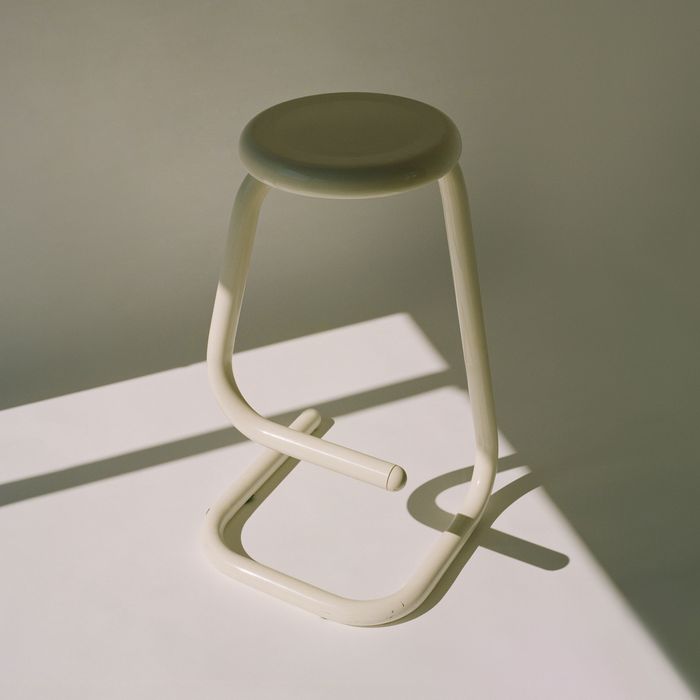 Mid Century Style Steel Paperclip Stool by Emily Oberg | Basic.Space