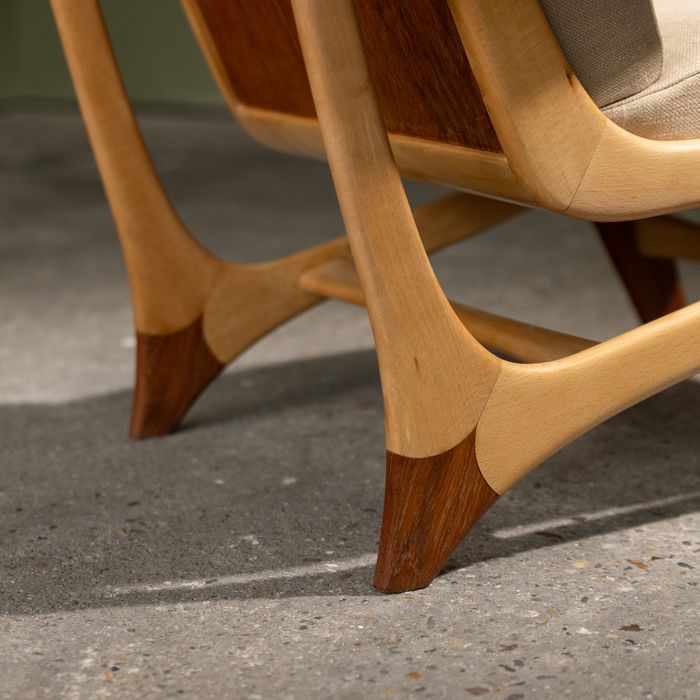 Rare Easy Chair by Carl Edward Matthes, Denmark, 1951-1952 by erthouse ...