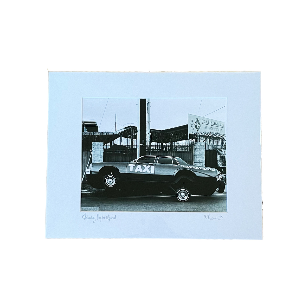 TAXI LOWRIDER PRINT by Anthony Freeman | Basic.Space