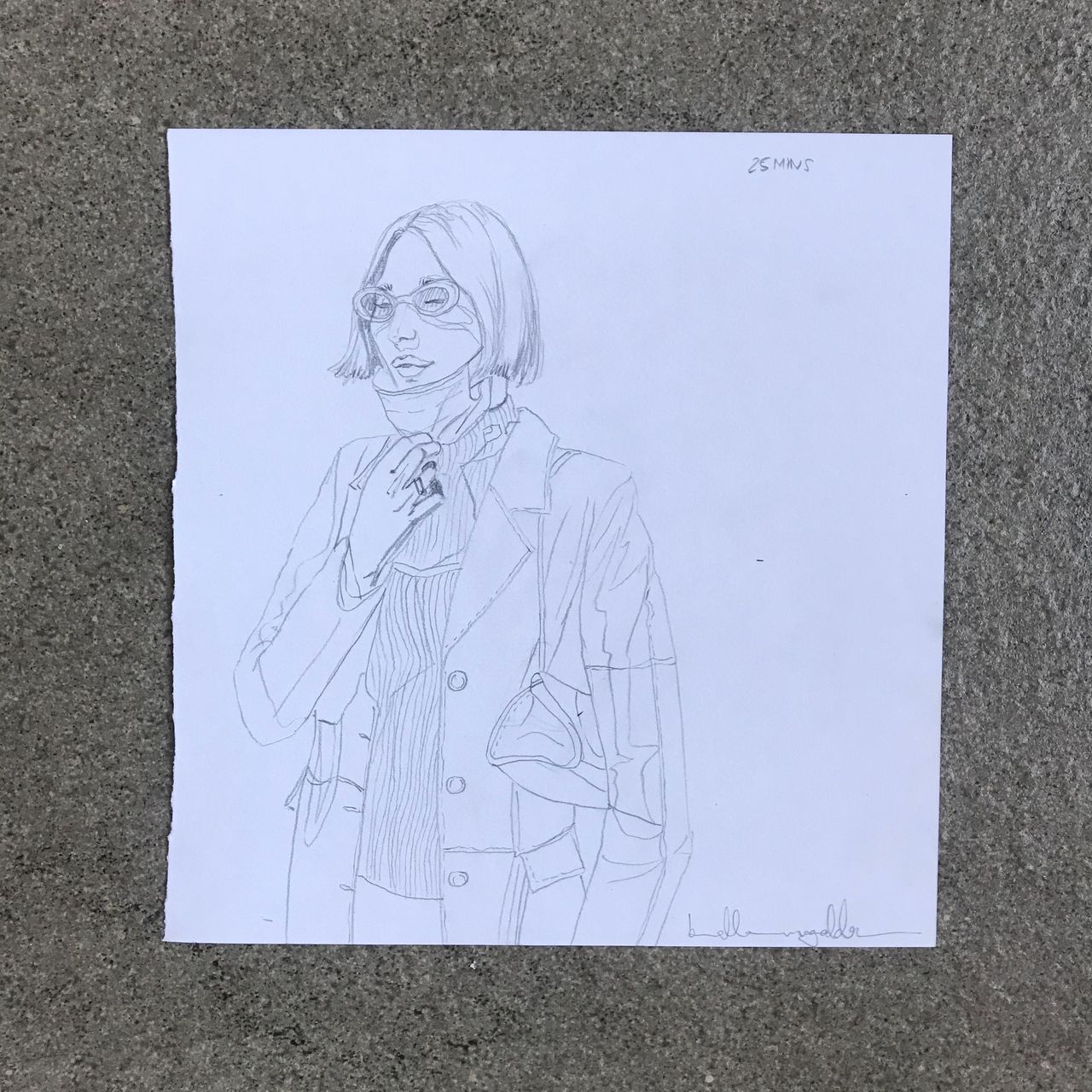 Andrea Drawing by Bella McGoldrick | Basic.Space