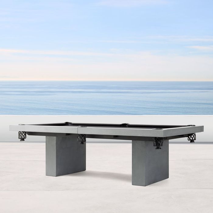 Concrete Pool Table by James de Wulf | Basic.Space