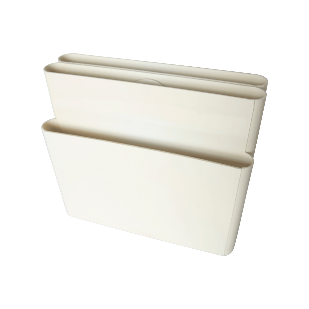 Beige Kartell Magazine Rack by Emily Oberg | Basic.Space